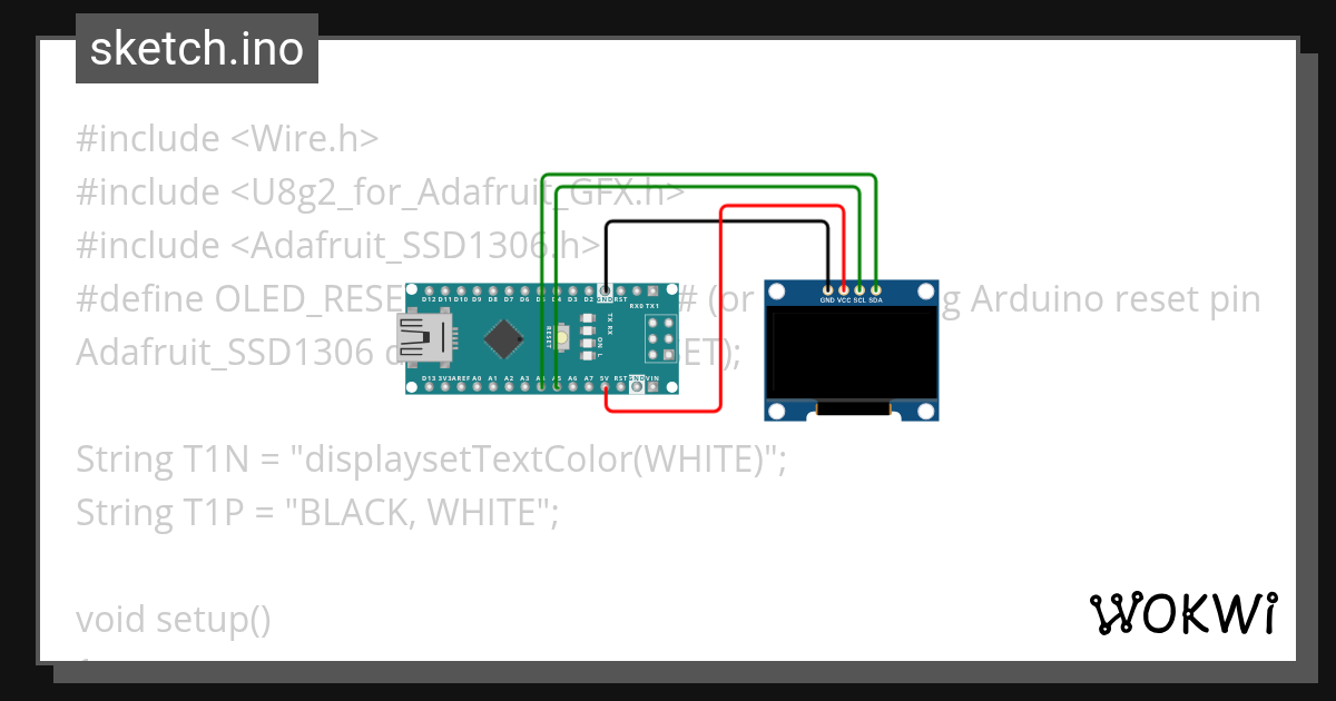 Oled Display Wokwi Esp32 Stm32 Arduino Simulator 6320