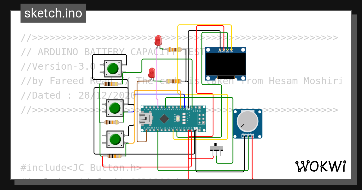 Test Batt 2 Wokwi Esp32 Stm32 Arduino Simulator