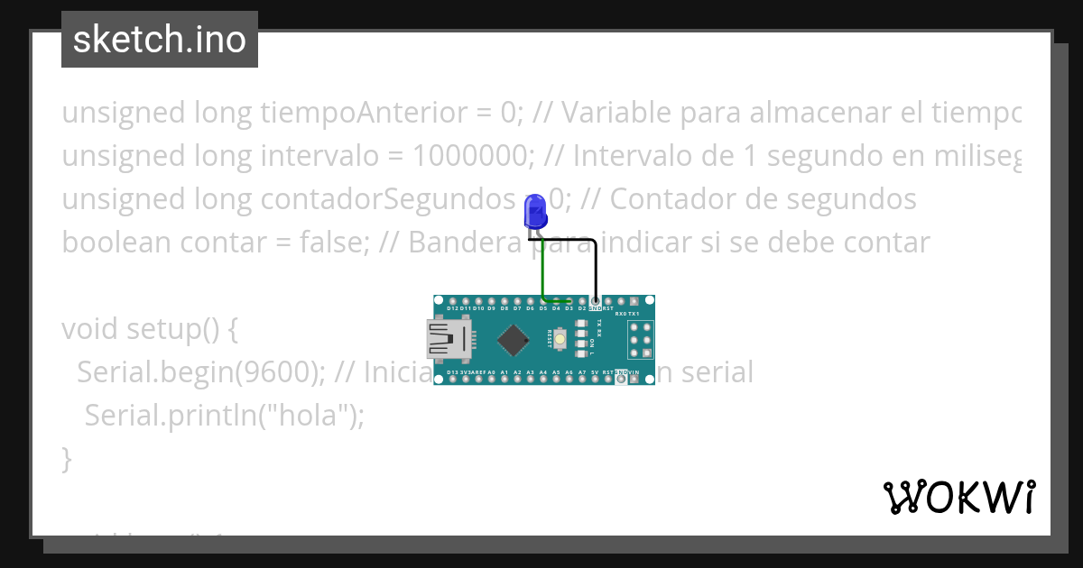 Contador Wokwi Esp32 Stm32 Arduino Simulator 7340