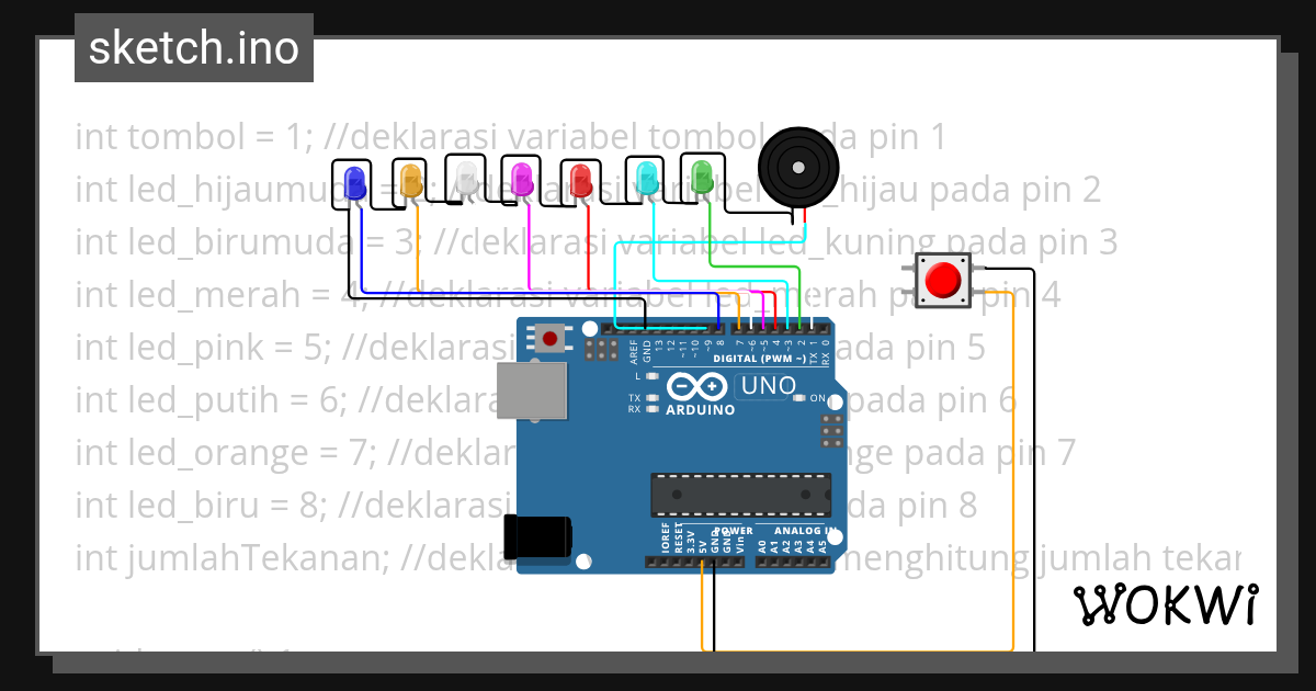 Nur Atikah Rahmawati inf4 - Wokwi ESP32, STM32, Arduino Simulator