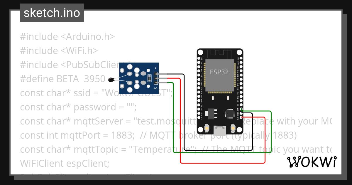 IOT - Wokwi ESP32, STM32, Arduino Simulator