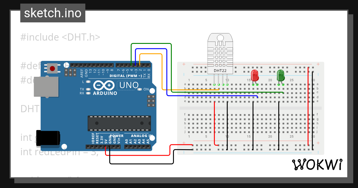 Temperature Wokwi Esp32 Stm32 Arduino Simulator