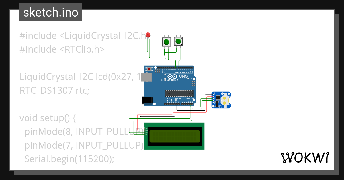 Lcd Rtc Wokwi Esp32 Stm32 Arduino Simulator