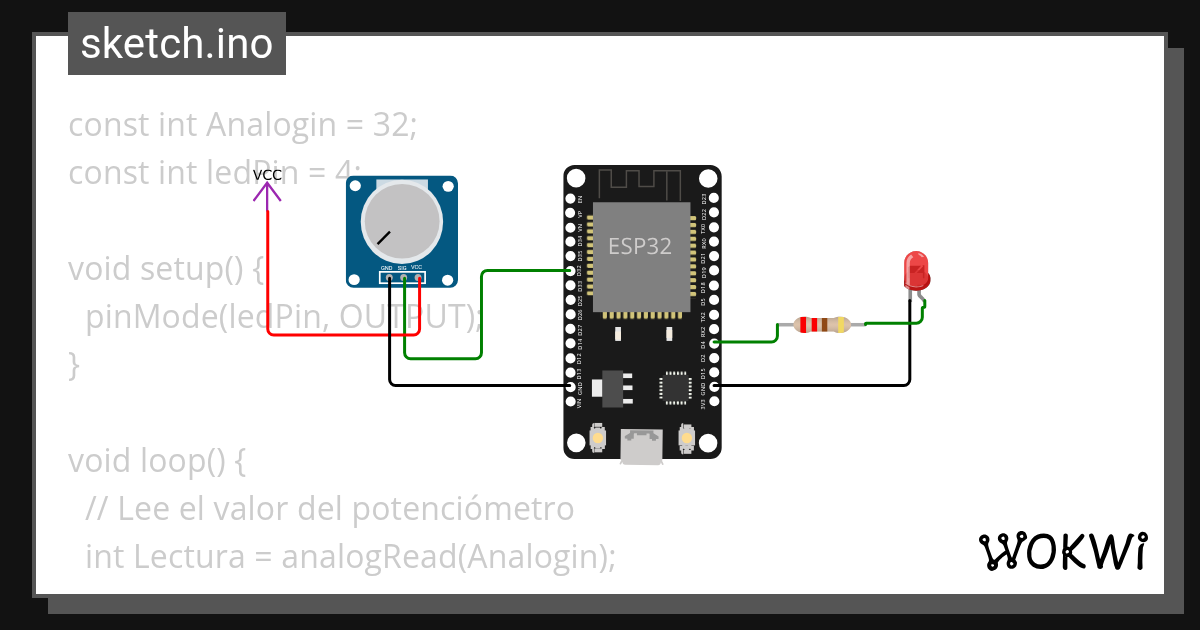 BRILLO LED PUNTO 11 - Wokwi ESP32, STM32, Arduino Simulator BRILLO LED PUNTO 11 - Wokwi ESP32, STM32, Arduino Simulator