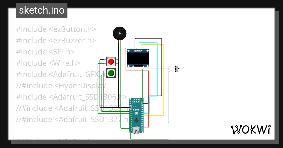 Silhouette Timer - Wokwi ESP32, STM32, Arduino Simulator