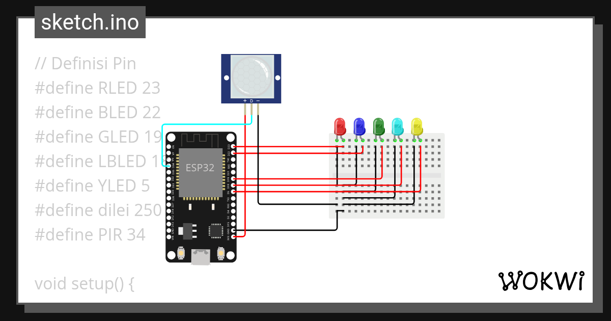 Exercise 2 - Wokwi ESP32, STM32, Arduino Simulator