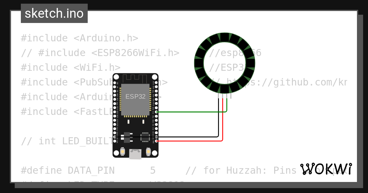 Öp Led Band Wokwi Esp32 Stm32 Arduino Simulator 8501