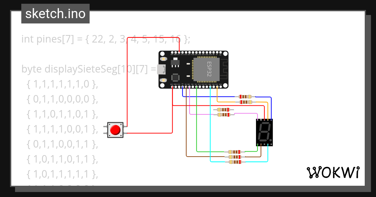 Genera Numero Aleatorio - Wokwi ESP32, STM32, Arduino Simulator