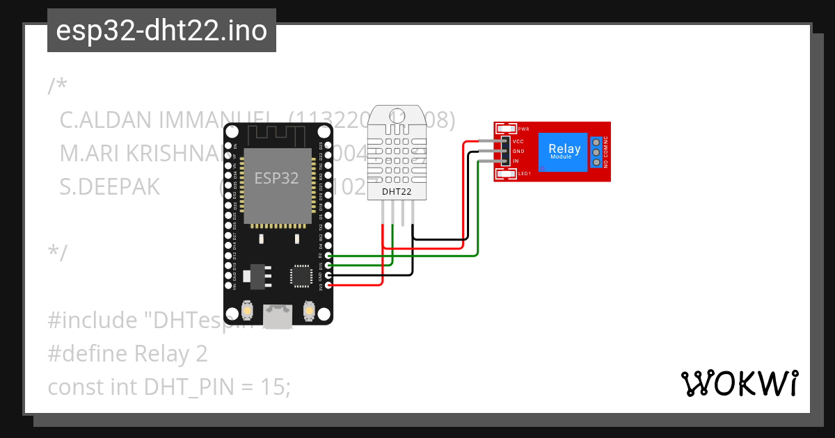 DHT22_ESP32.ino - Wokwi ESP32, STM32, Arduino Simulator