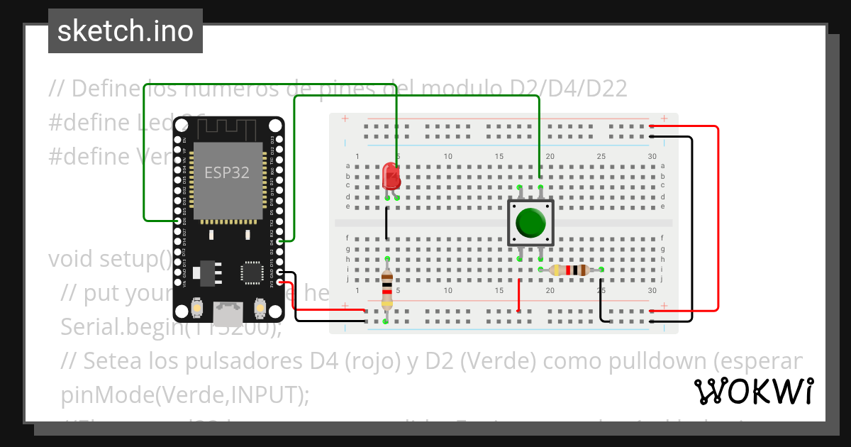 Practica 1 JDCO - Wokwi ESP32, STM32, Arduino Simulator