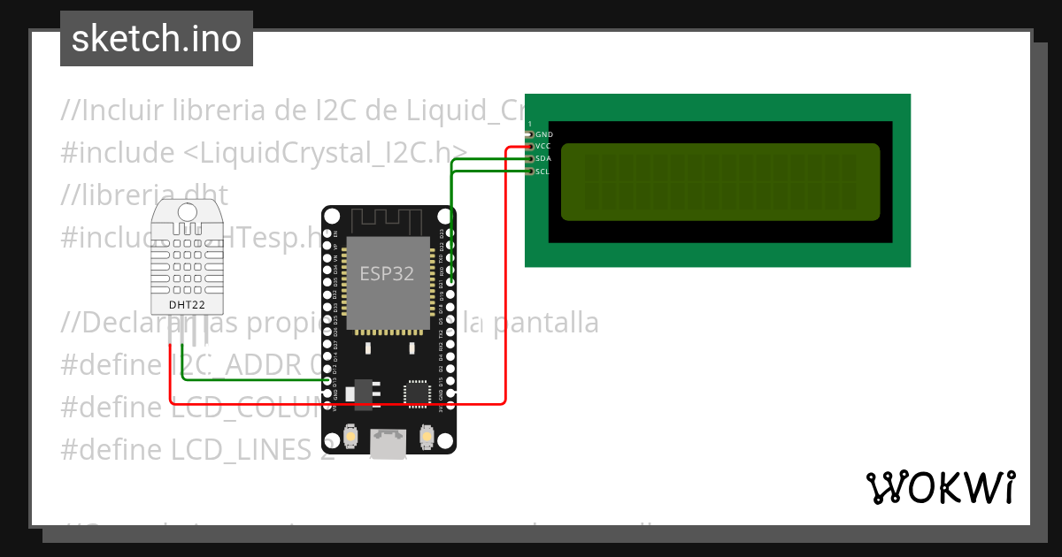 LCD - Wokwi ESP32, STM32, Arduino Simulator