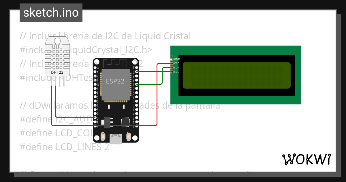 LCD - Wokwi ESP32, STM32, Arduino Simulator