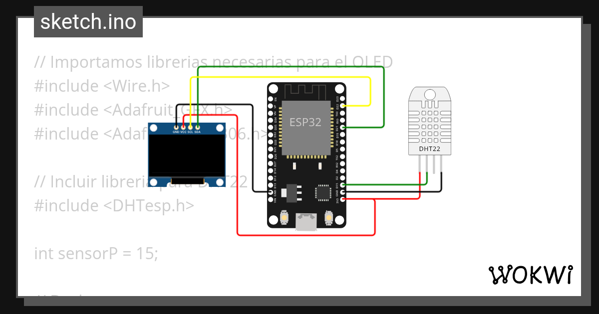 OLED - Wokwi ESP32, STM32, Arduino Simulator