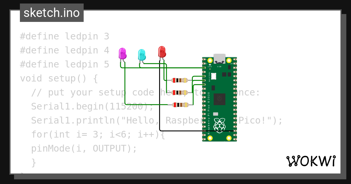 The Fist Wokwi Esp32 Stm32 Arduino Simulator