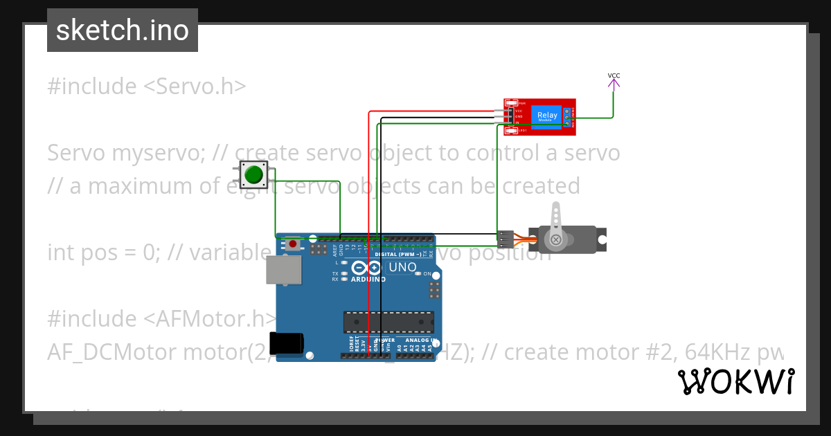servo motor - Wokwi ESP32, STM32, Arduino Simulator