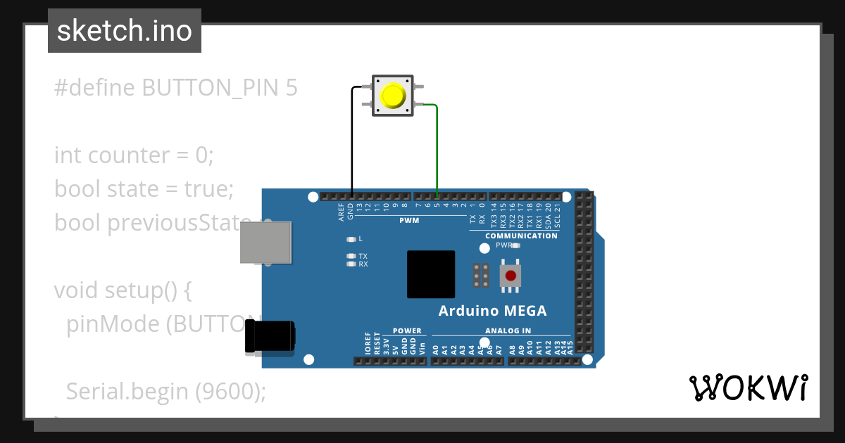 PushButton Test Copy - Wokwi ESP32, STM32, Arduino Simulator PushButton Test Copy - Wokwi ESP32, STM32, Arduino Simulator