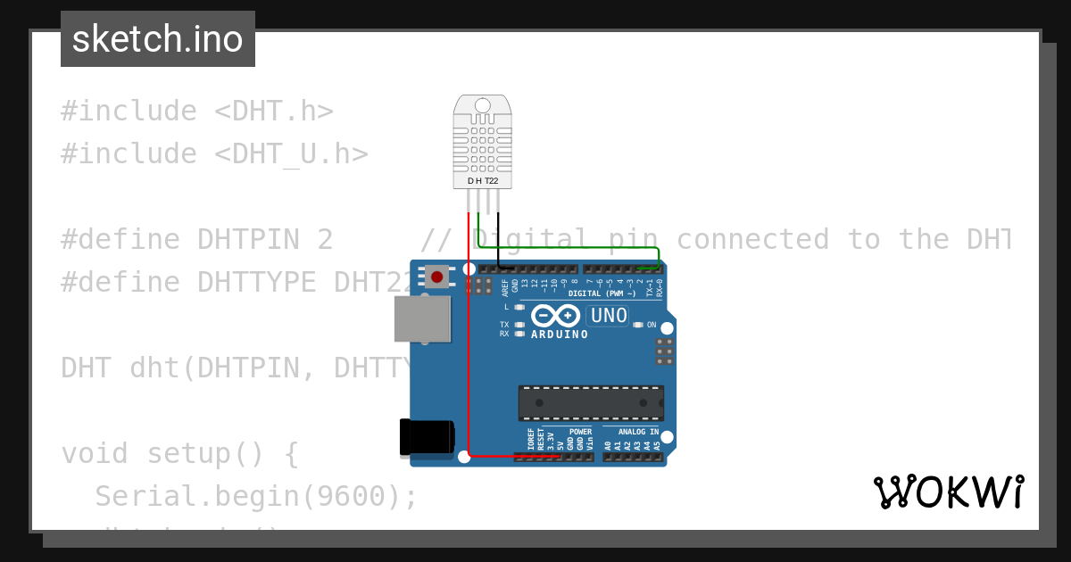 Dht22 Reading On Serial Monitor Wokwi Esp32 Stm32 Arduino Simulator 9049