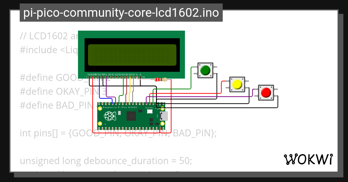 pi-lcd-buttons.ino - Wokwi ESP32, STM32, Arduino Simulator