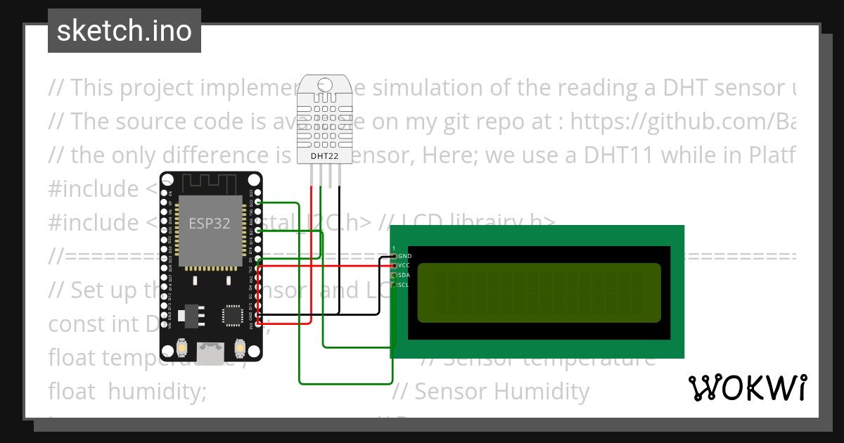 LCD - Wokwi ESP32, STM32, Arduino Simulator