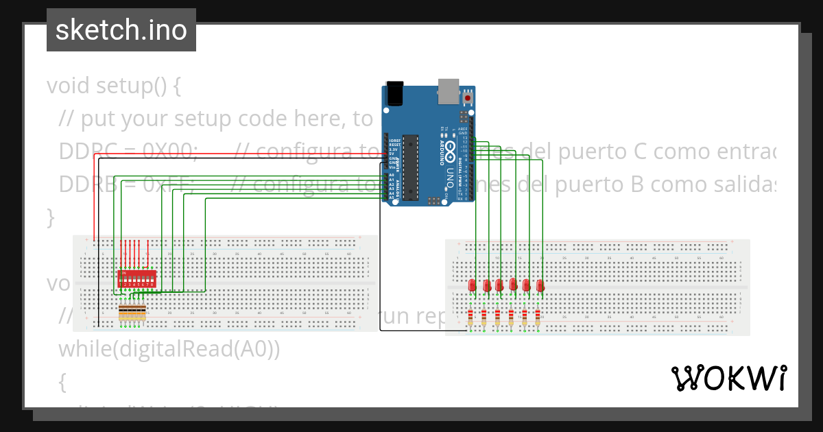 esctructura ciclica while Copy - Wokwi ESP32, STM32, Arduino Simulator