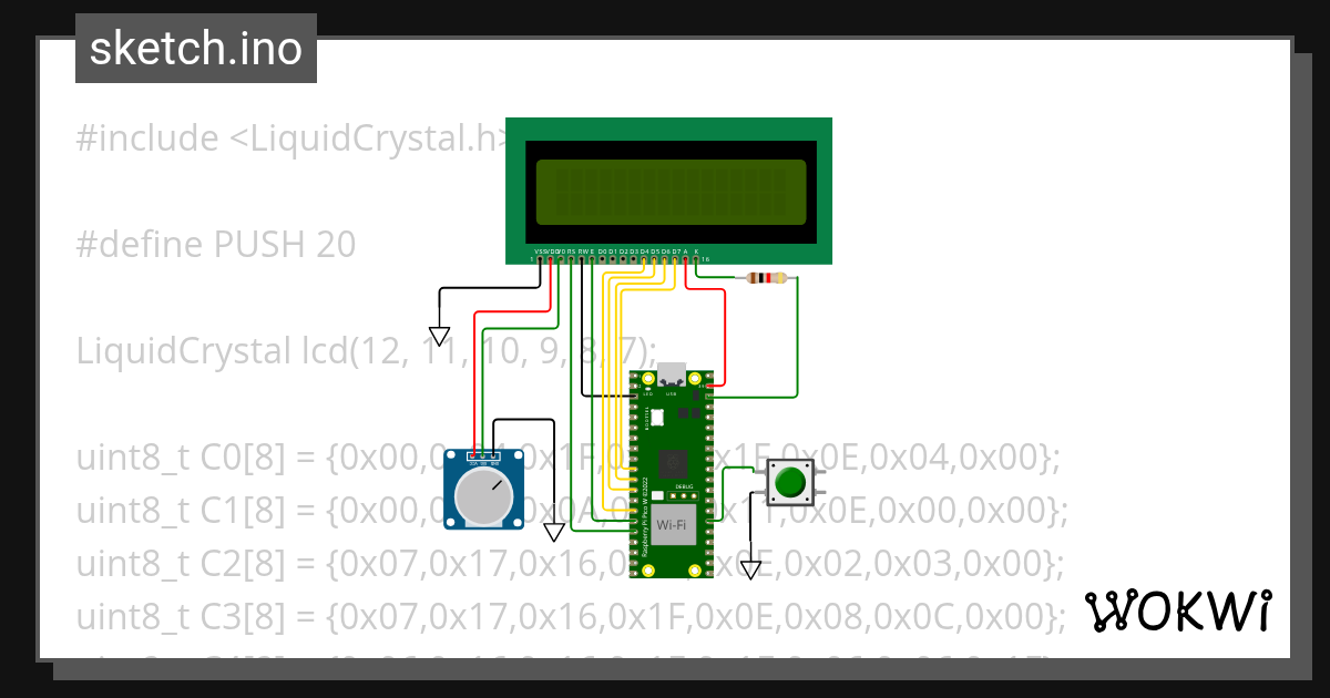 Raspberry W Videojuego Wokwi Esp32 Stm32 Arduino Simulator 3511