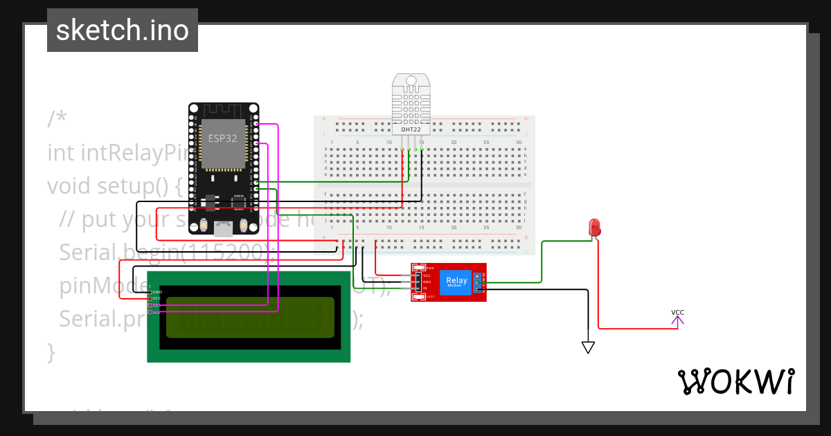 Relay - Wokwi ESP32, STM32, Arduino Simulator