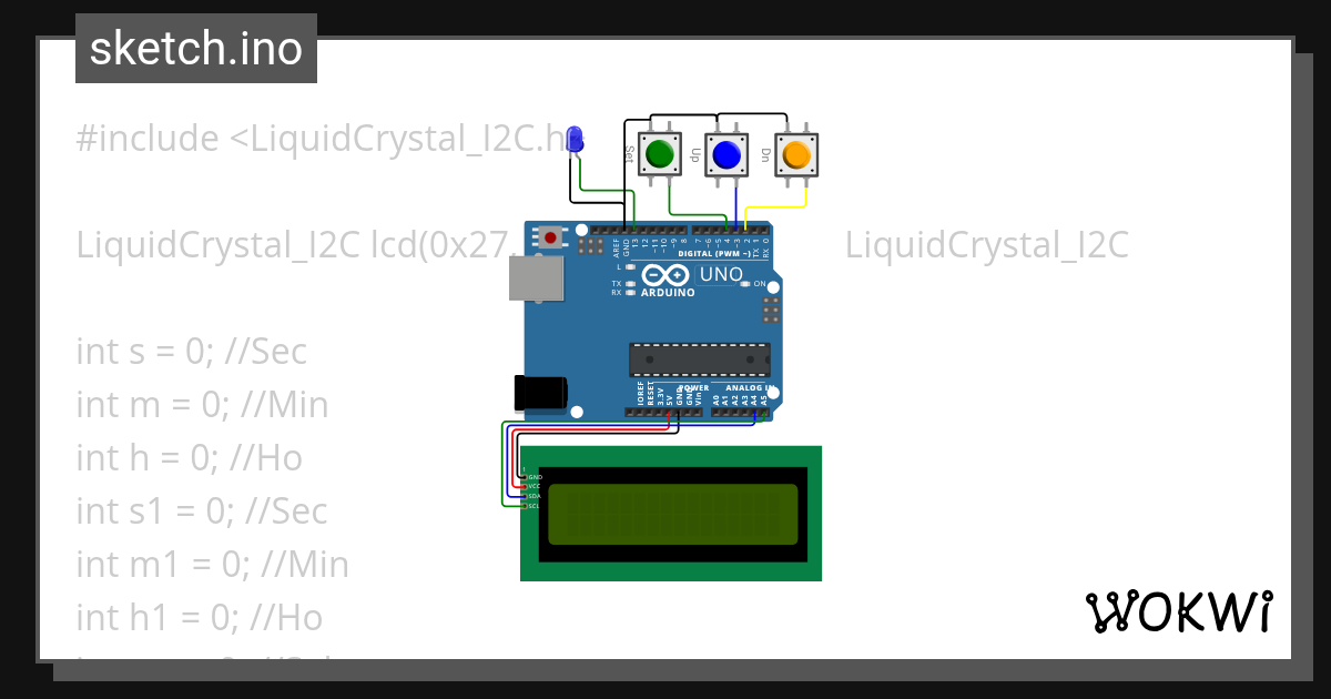 SetTime Start - Wokwi ESP32, STM32, Arduino Simulator