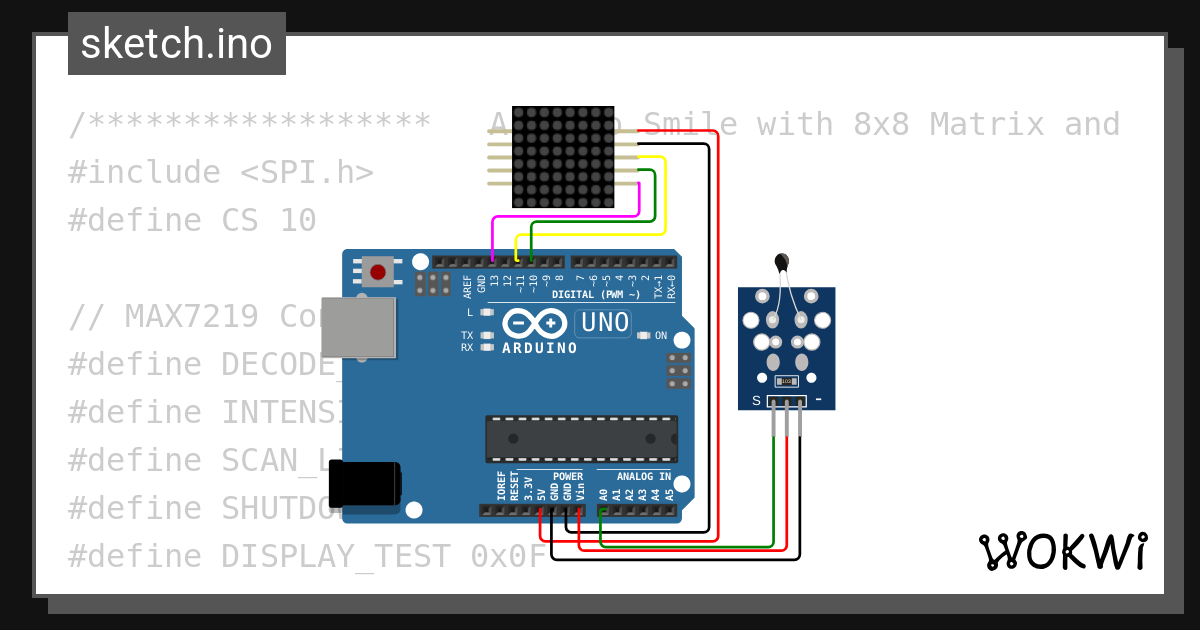Matrixwithtemp Wokwi Esp32 Stm32 Arduino Simulator 9004