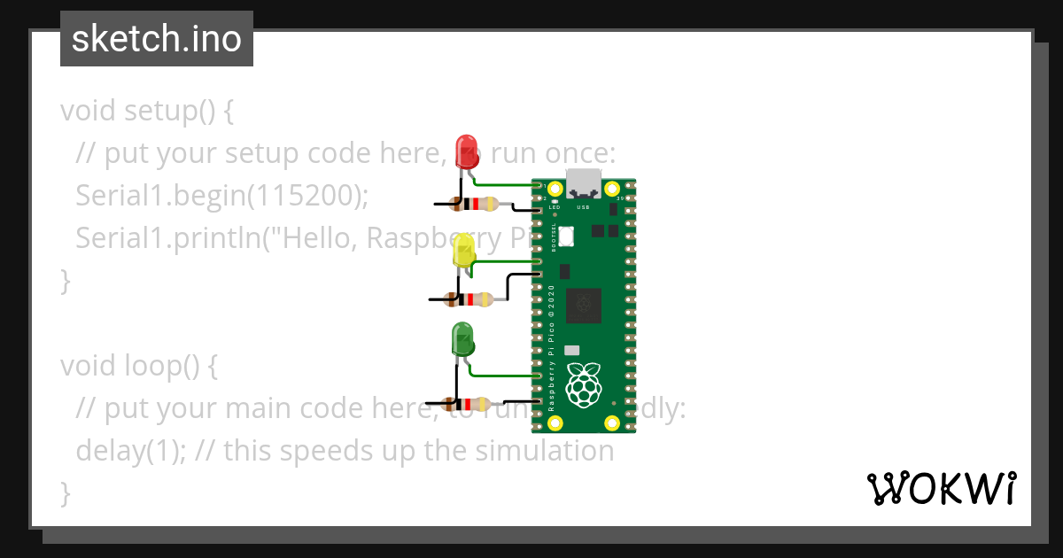 Traffic Lights Wokwi Esp32 Stm32 Arduino Simulator 7445