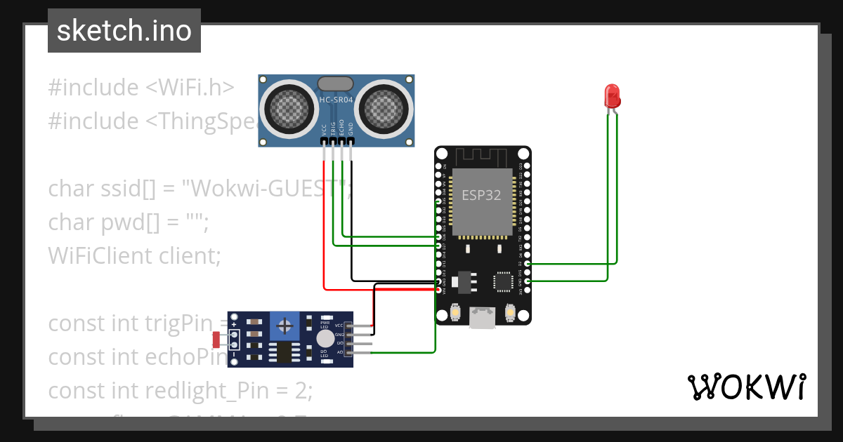 Street light automation Copy (2) - Wokwi ESP32, STM32, Arduino Simulator