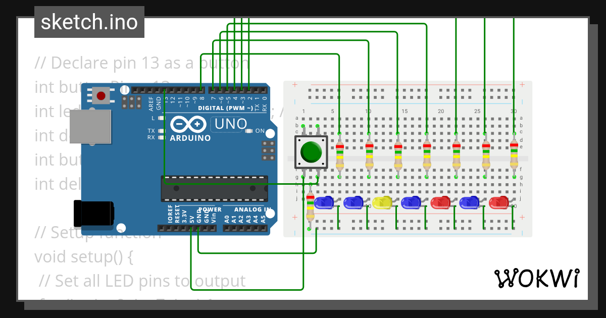 Roulette - Wokwi ESP32, STM32, Arduino Simulator