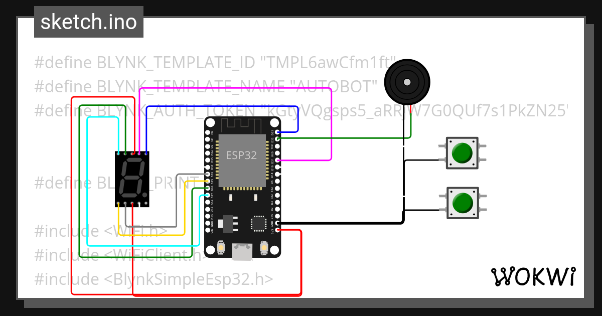 projek1 - Wokwi ESP32, STM32, Arduino Simulator