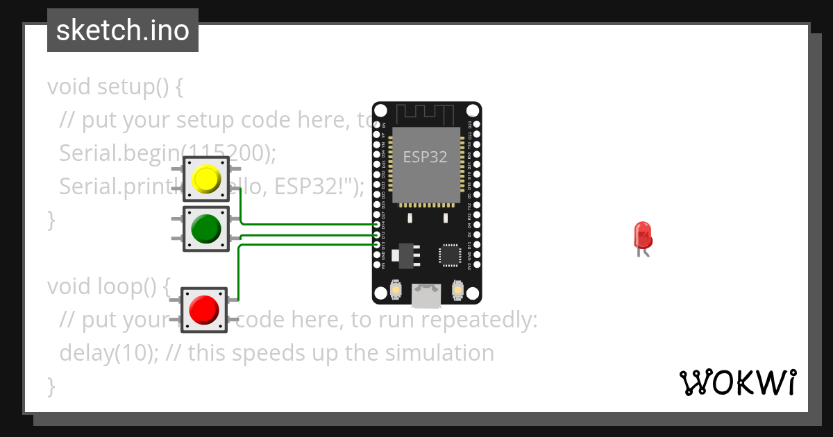 esp32 - Wokwi ESP32, STM32, Arduino Simulator