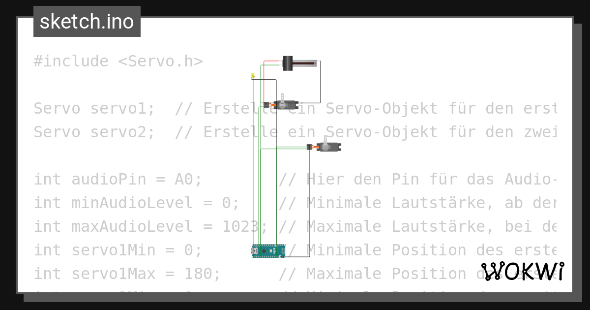 Animatronic Test Wokwi Esp32 Stm32 Arduino Simulator 1611