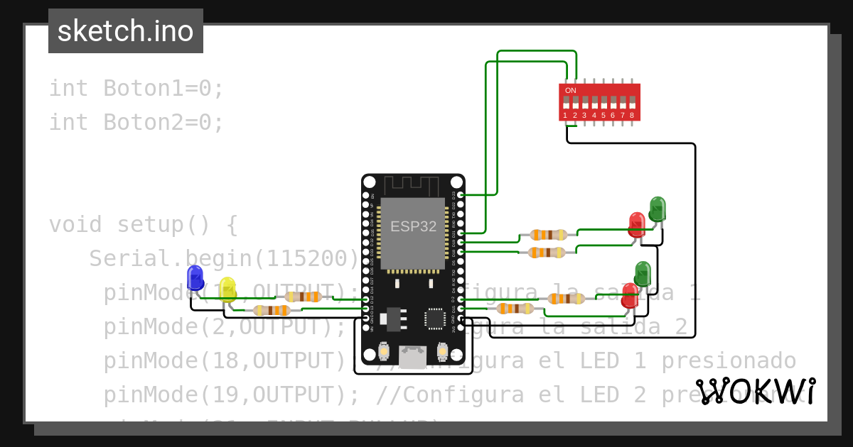 Practica Goto De Compuerta And Wokwi Esp32 Stm32 Arduino Simulator