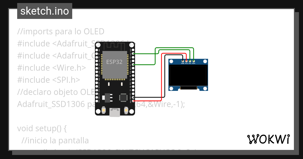 Displayoled Wokwi Esp32 Stm32 Arduino Simulator 7903