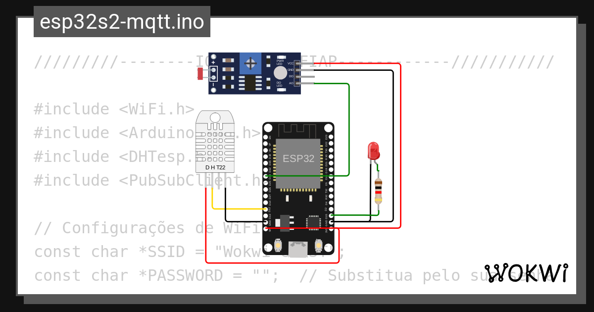 Mqtt Trabalho Wokwi Esp32 Stm32 Arduino Simulator