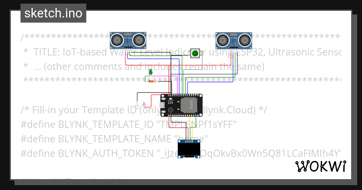 2 tank water level PB - Wokwi ESP32, STM32, Arduino Simulator