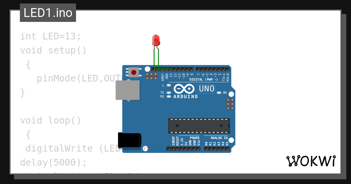 Led1 Wokwi Esp32 Stm32 Arduino Simulator 6001