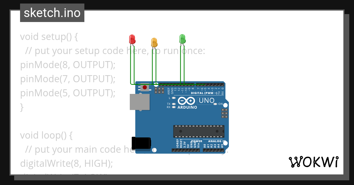 Trafic Signal Copy 2 Wokwi Esp32 Stm32 Arduino Simulator 