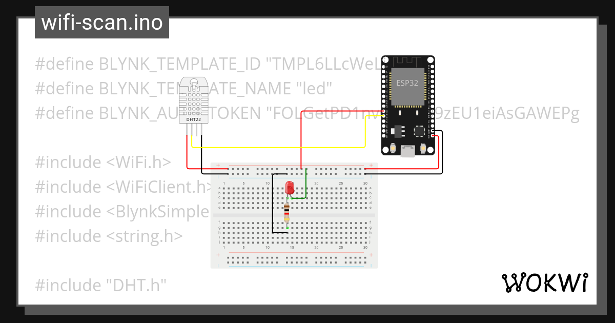 BLYNK - Wokwi ESP32, STM32, Arduino Simulator