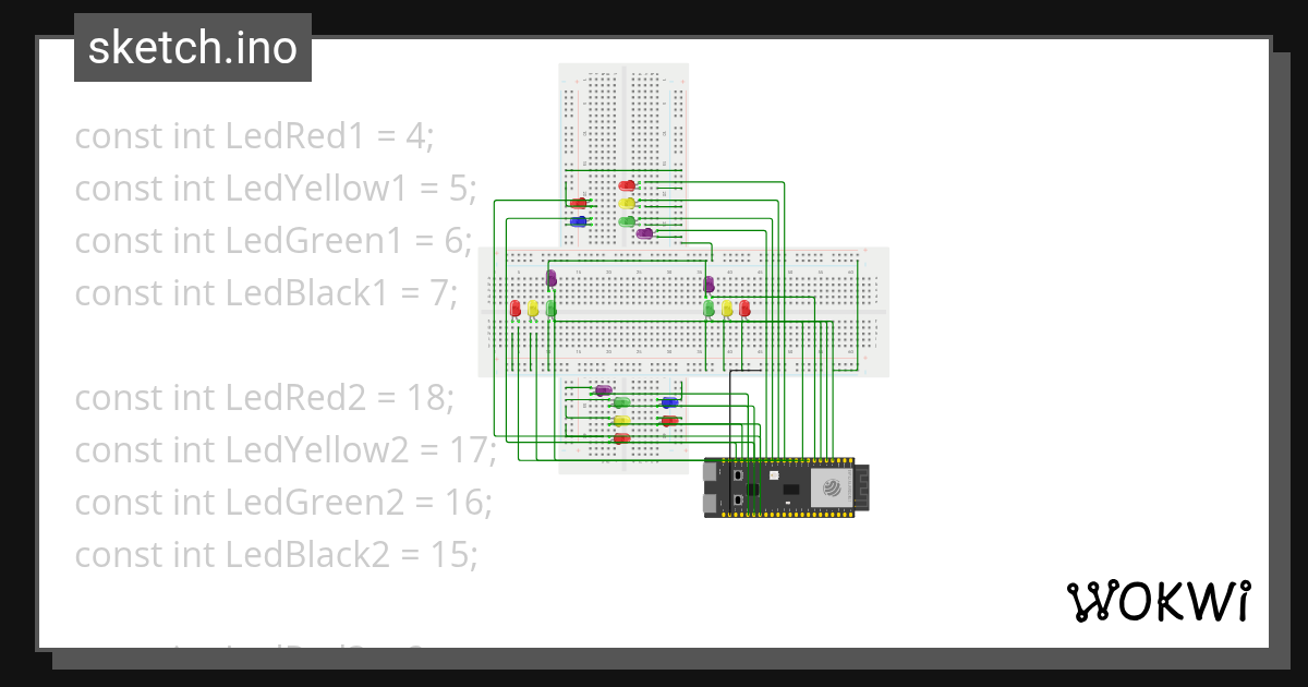 Prueba - Wokwi ESP32, STM32, Arduino Simulator