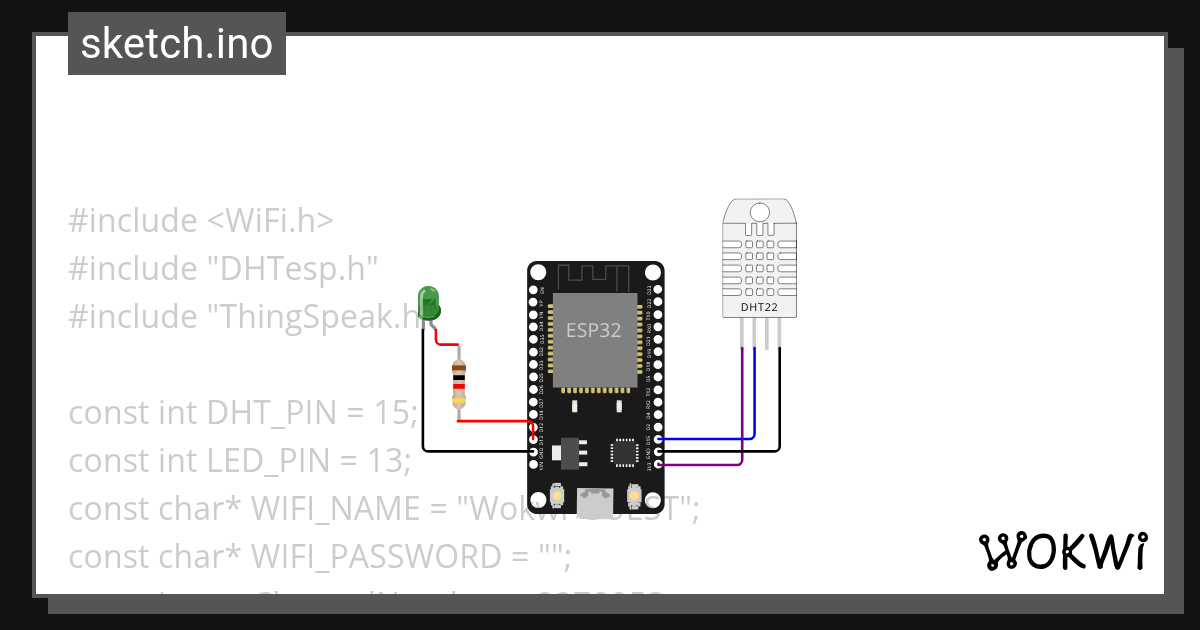 Temperature Sensor Wokwi Esp32 Stm32 Arduino Simulator 1834