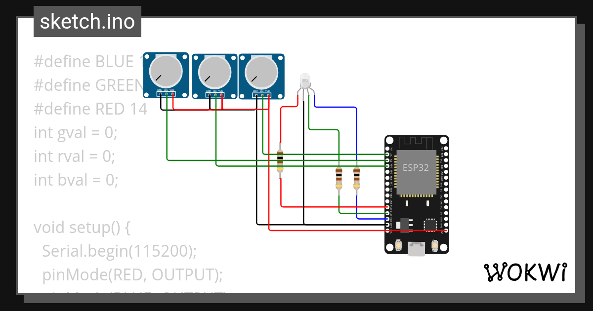 PWM - Wokwi ESP32, STM32, Arduino Simulator