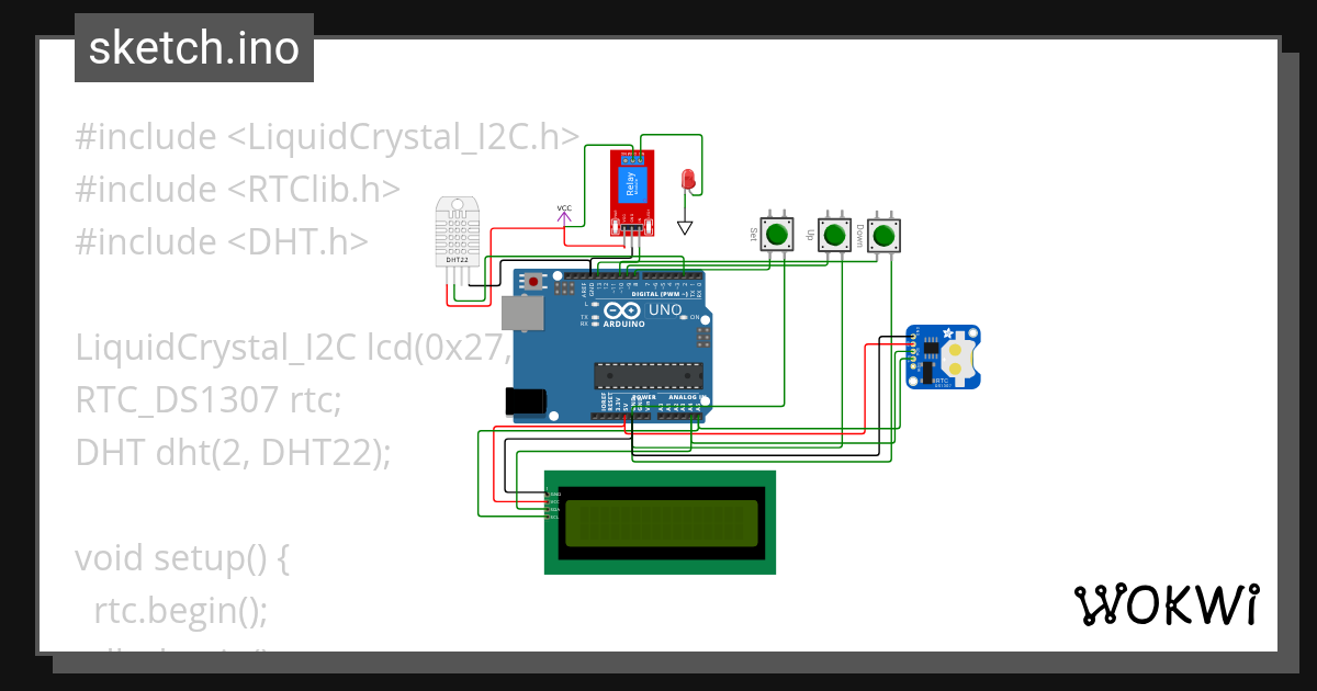 set start relay - Wokwi ESP32, STM32, Arduino Simulator