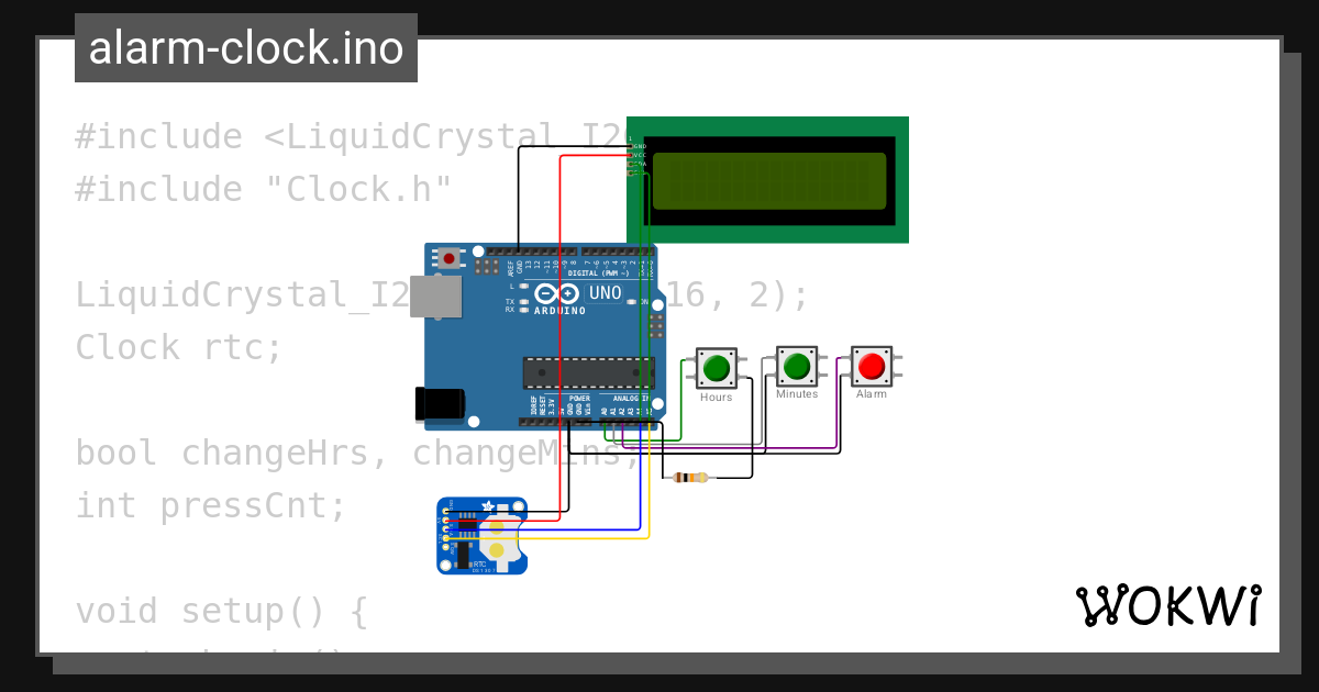 Time Temp Wokwi Esp32 Stm32 Arduino Simulator