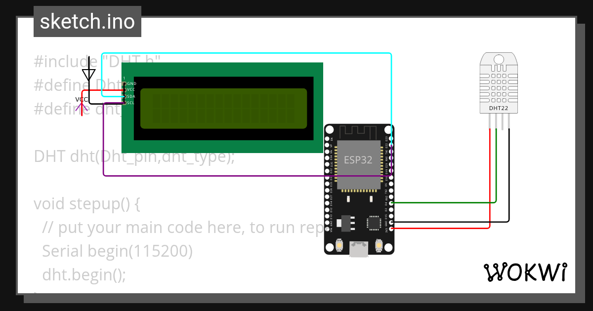 dht - Wokwi ESP32, STM32, Arduino Simulator dht - Wokwi ESP32, STM32, Arduino Simulator