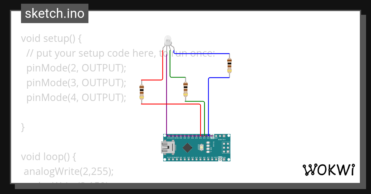 rbg led - Wokwi ESP32, STM32, Arduino Simulator rbg led - Wokwi ESP32, STM32, Arduino Simulator