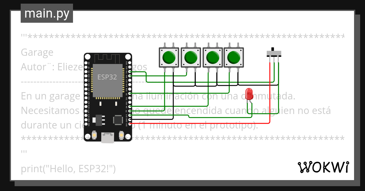Garaje Wokwi Esp32 Stm32 Arduino Simulator 1336
