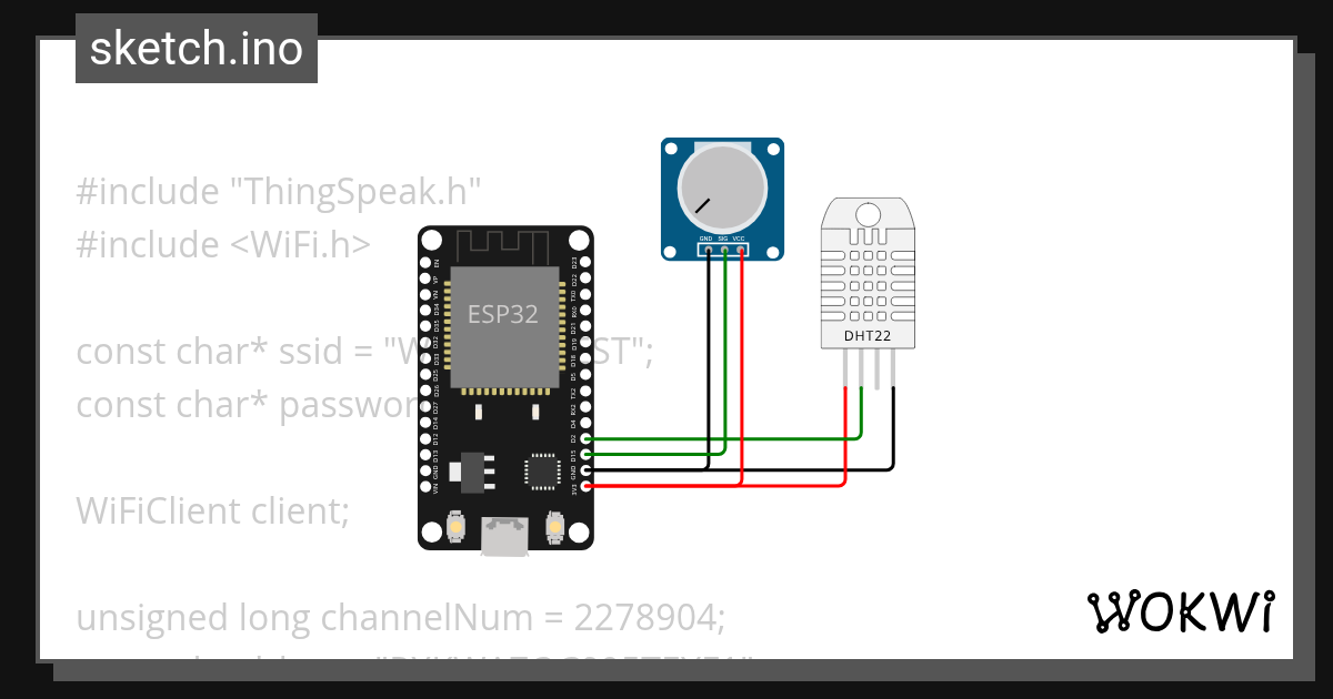 SJ_DHT22 TS - Wokwi ESP32, STM32, Arduino Simulator